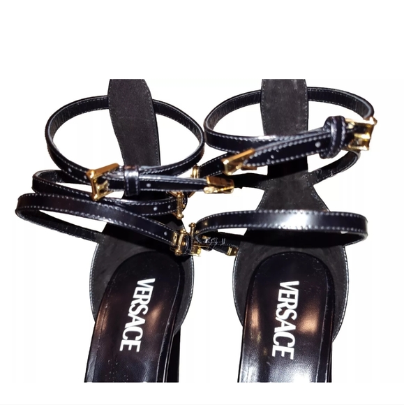 Versace | Shoes | Versace Black Point Toe Platforms | Poshmark